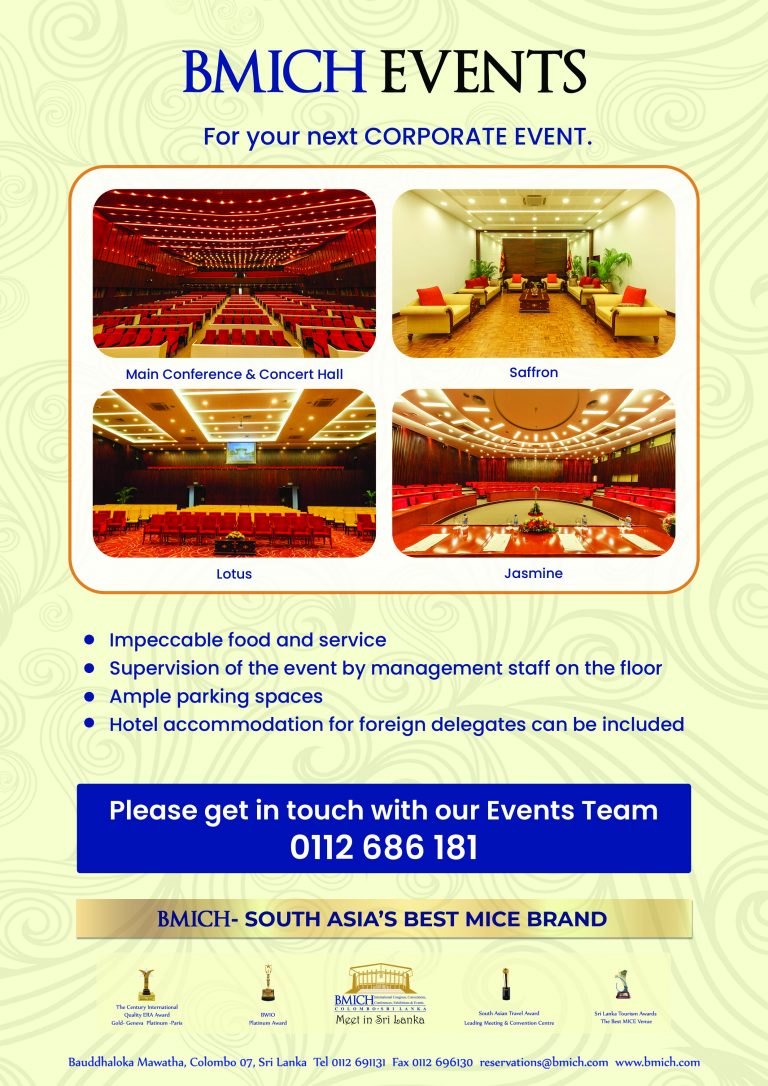 BMICH Events | Bandaranaike Memorial International Conference Hall